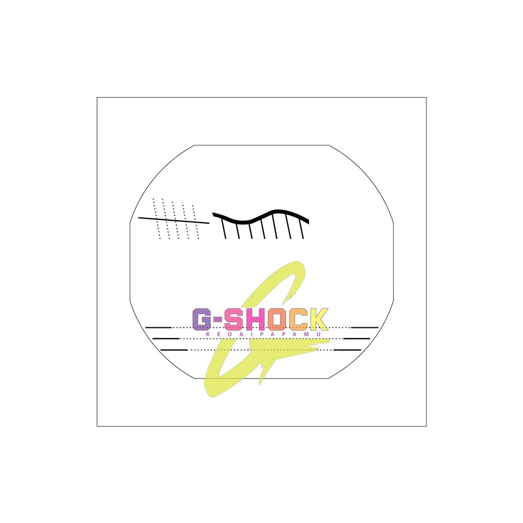 Marking LINE สติกเกอร ์ LCD MATA 3 หน ้ าจอ G SHOCK ซ ่ อมเก ่ าหรือวิน ...