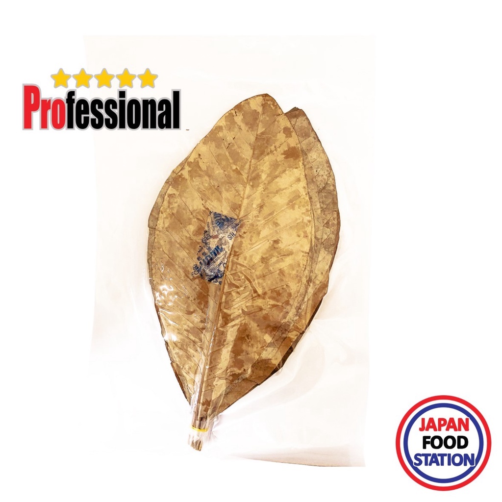KB DRIED HOBA LEAVES W6-7/L30-35cm 20PC (16354) ใบโฮบะแห้ง ใช้รองอาหาร ...