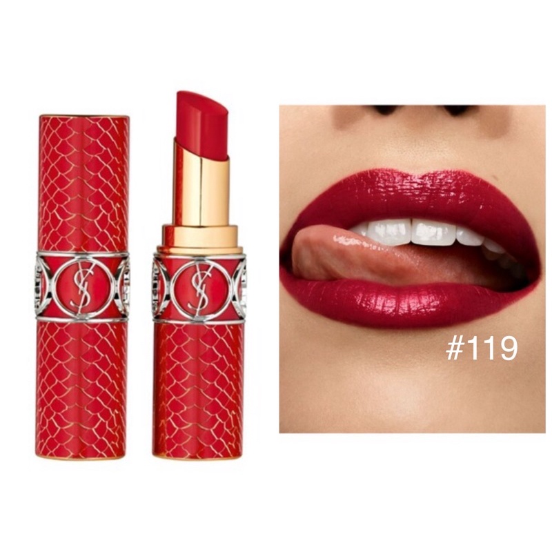 แท้💯 ลิป Ysl rouge volupte shine lipstick 3.2g สี 80,86, 161,163 ...