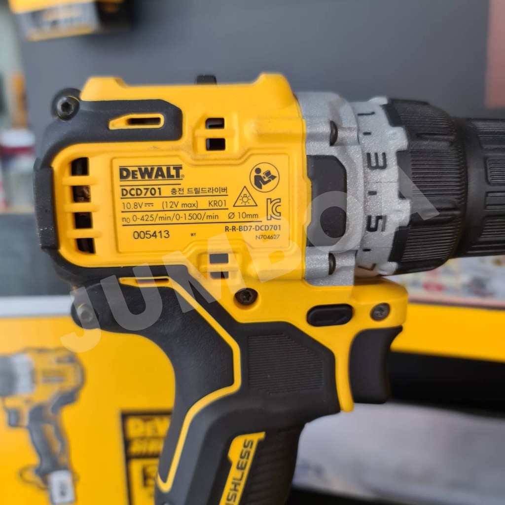 DEWALT DCD701N สว่านไร้สาย 12V. รุ่น DCD701 ของแท้ พร้อมส่ง!!! #เครื่องเปล่า ไม่รวมแบตเตอรี่ ...