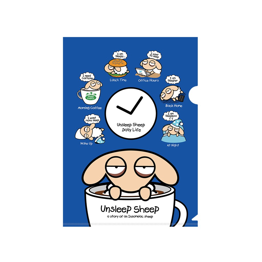 แฟ้มพลาสติก Unsleep Sheep (Daily Life) | Shopee Thailand