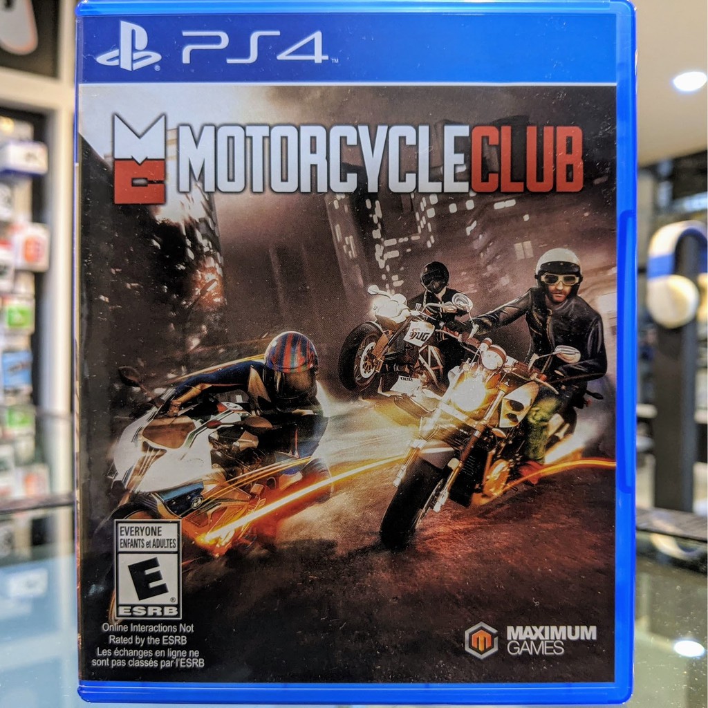 (ภาษาอังกฤษ) มือ2 Motorcycle Club แผ่นเกมPS4 แผ่นPS4 มือสอง (เกมแข่งรถ ...