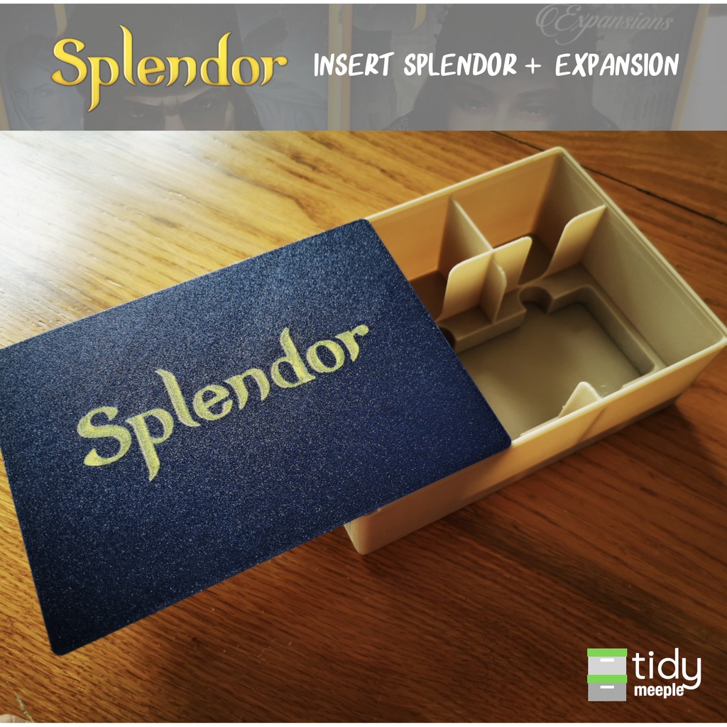 Tidy Insert สำหรับเกม Splendor (เกมค้าเพชร) + ภาคเสริม Cities of ...