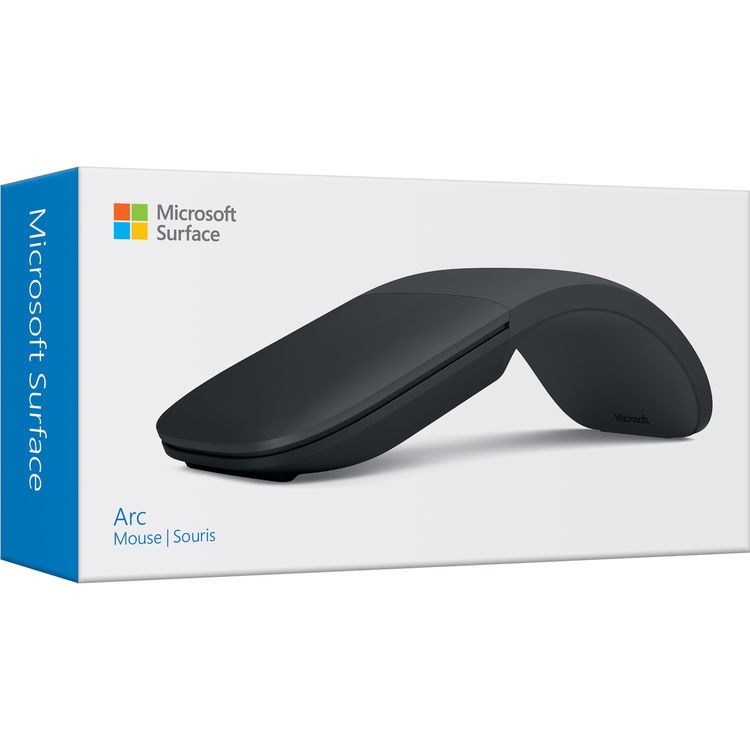Microsoft Surface Arc Wireless Mouse (Black) | Shopee Thailand