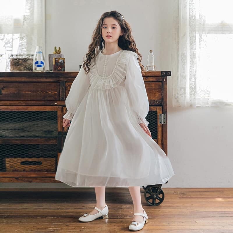 เดรสออกงาน เกาหลี ขาวมุก / Z81 | Shopee Thailand