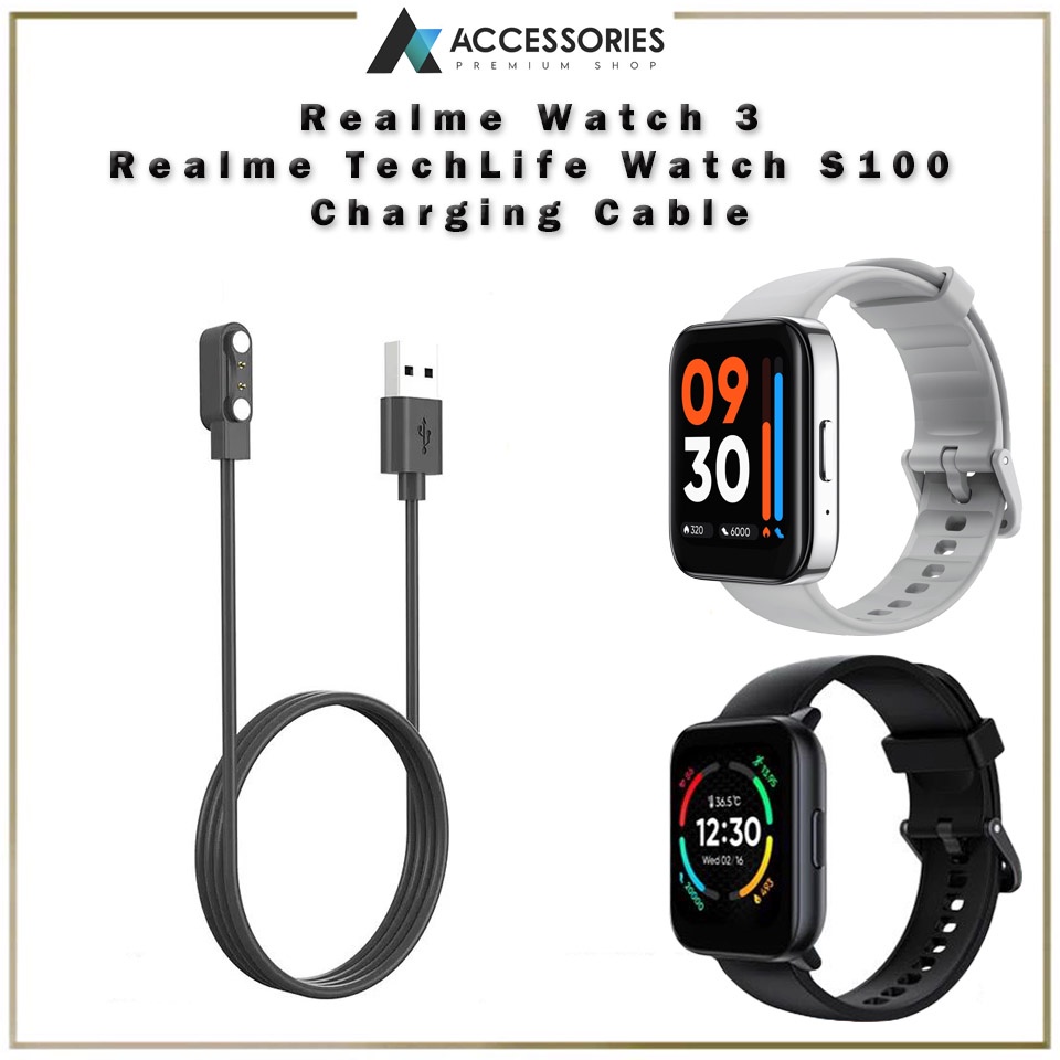 สายชาร์จแม่เหล็ก USB 1 เมตร สําหรับสมาร์ทวอทช์ Realme TechLife Watch ...