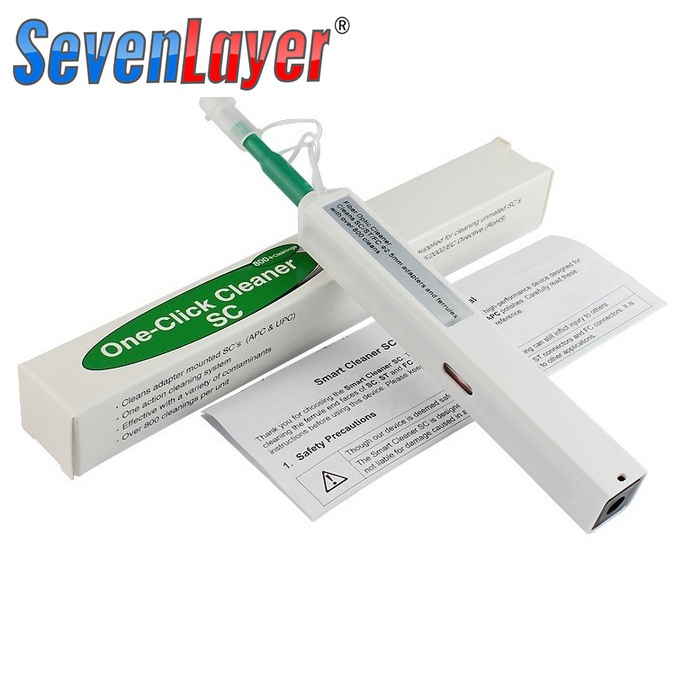 ปากกาทําความสะอาดไฟเบอร์ออปติก SC One Click Cleaner 2.5 มม. | Shopee ...
