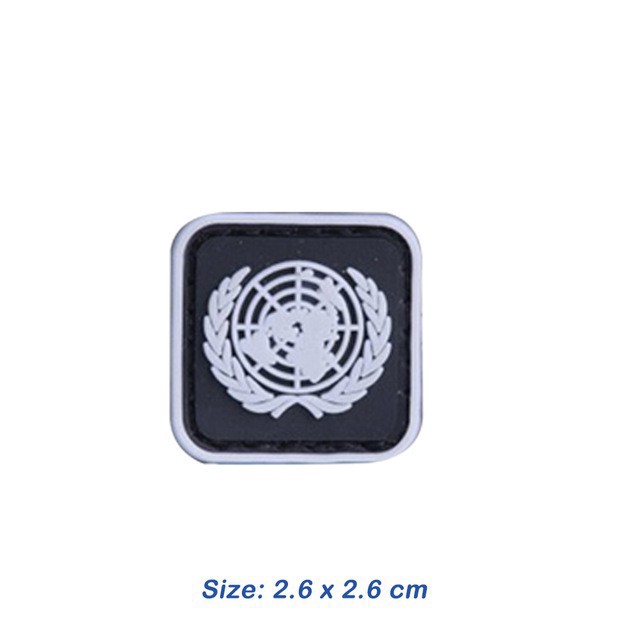 United Nation Complete Un United Nations U.N. Badge Pvc Tactical Army ...
