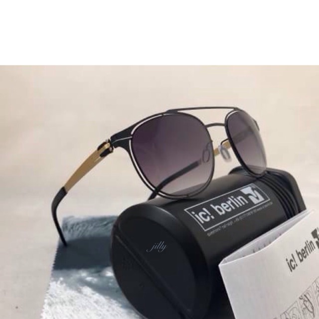 ic berlin ไททาเนี่ยม ic -0021 พร้อมส่งสี ดำขาทอง 16/03/67 | Shopee Thailand
