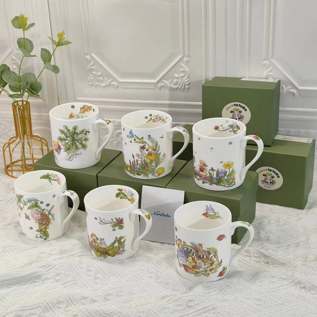 Noritake Zewu Longmao TOTORO cartoon bone china water cup tea cup ...