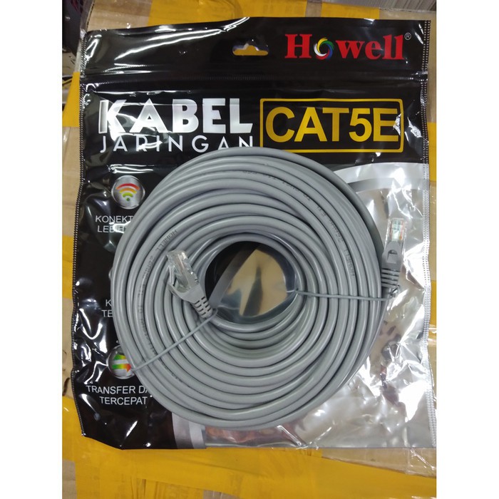 สาย Lan 10 เมตร Cat5 Howell - สายอีเธอร์เน็ต Lan RJ45 Cat5E 10 เมตร | Shopee Thailand