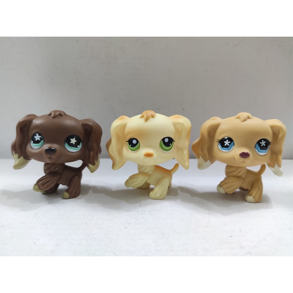 Littlest pet Shop ของเล่นฟิกเกอร์ รูปสุนัข และแมว LPS Series03 3 ชิ้น ...