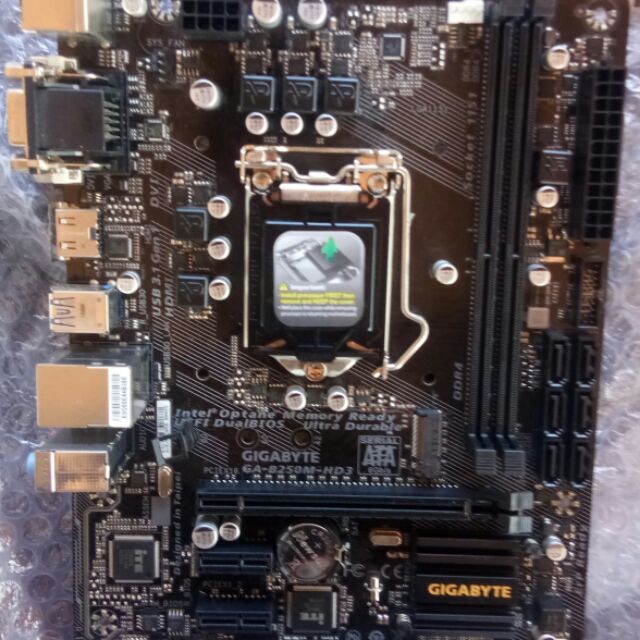 MAINBOARD (เมนบอร์ด) 1151 GIGABYTE GA-B250M-HD3 | Shopee Thailand