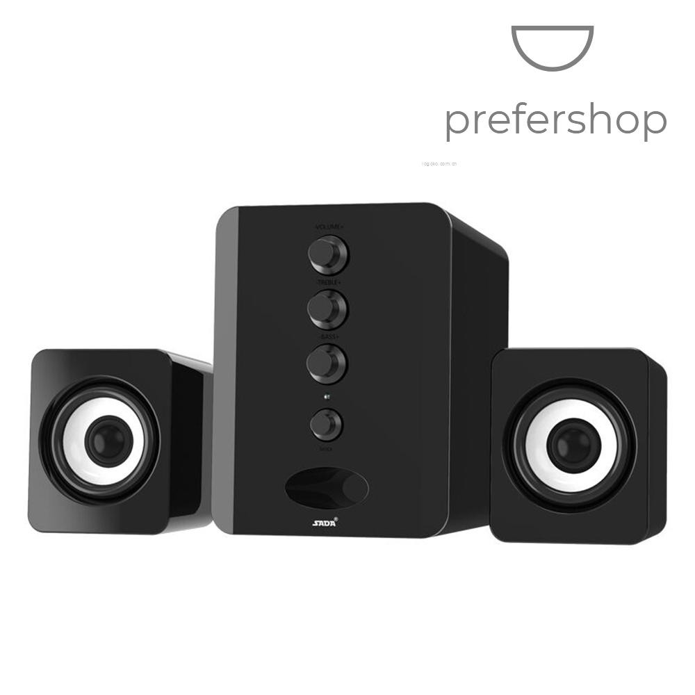 SADA D-202 USB Wired Combination Speakers Computer Speakers Bass Stereo ...