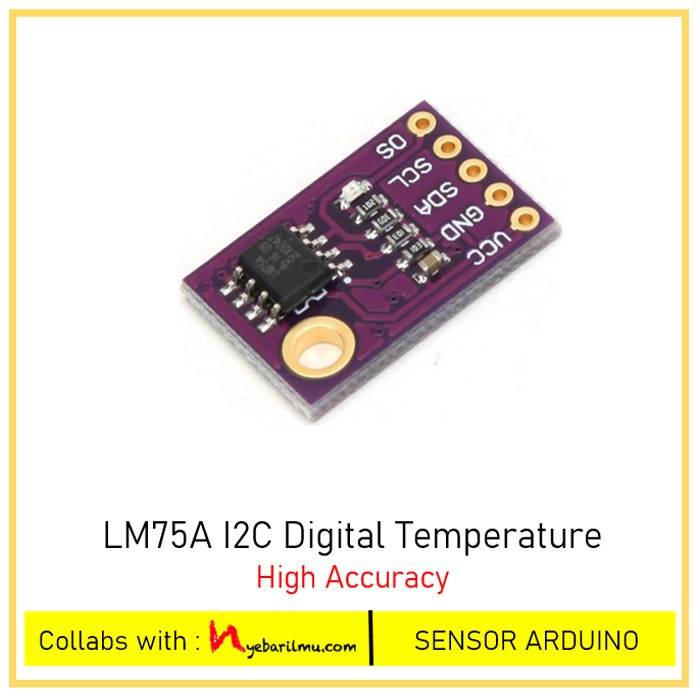 Lm75A I2C เซ็นเซอร์วัดอุณหภูมิความแม่นยําสูง Arduino Uno | Shopee Thailand