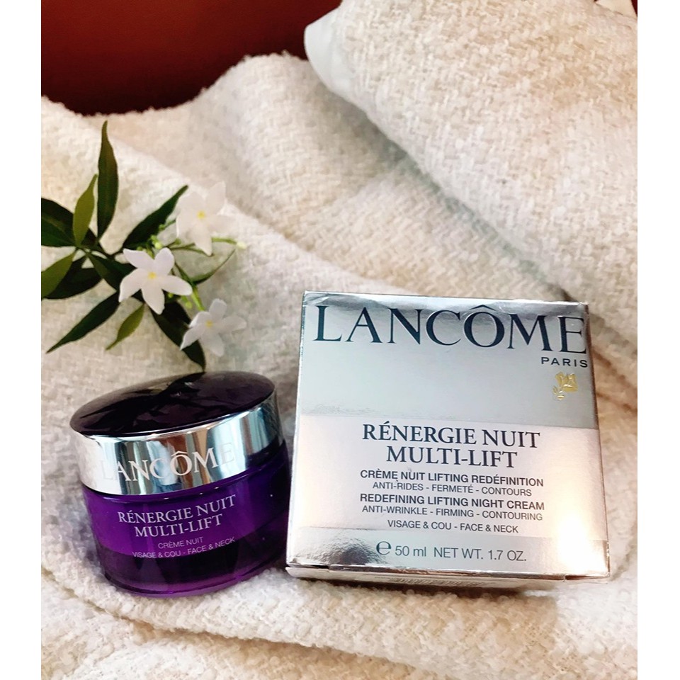 แท้ 💯% Lancome Renergie Nuit Multi-Lift Redefining Lifting Night Cream ...