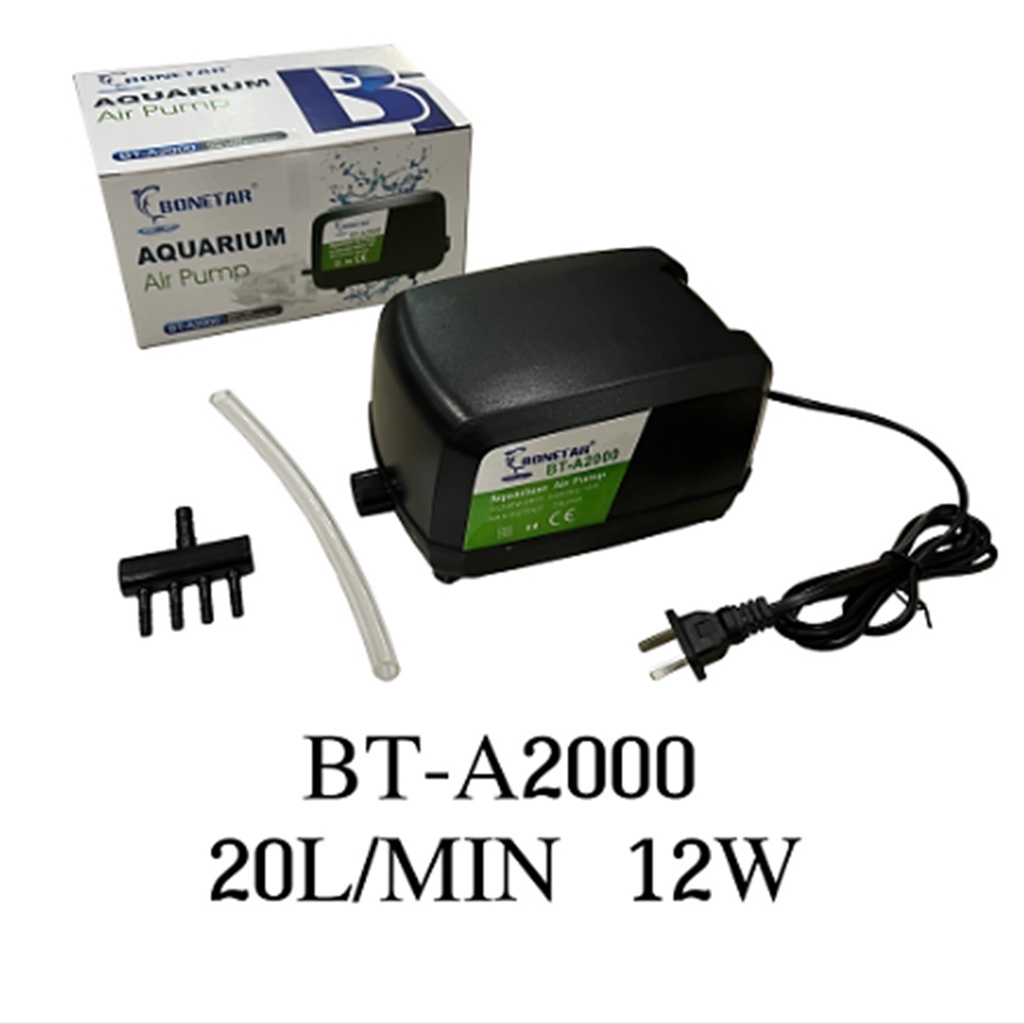 ปั้มอ็อกซิเจน ปั๊มลม ปั๊มออกซิเจน BONETAR BT-A1000 BT-A2000 กำลังลมแรง | Shopee Thailand