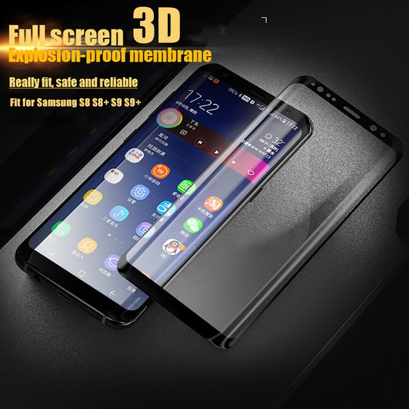 3D Note8 Note 8 S8 S8 Plus S9 S9 Plus Note 9 ฟิล์มกระจกเต็มจอ ฟิล์มกระจก | Shopee Thailand