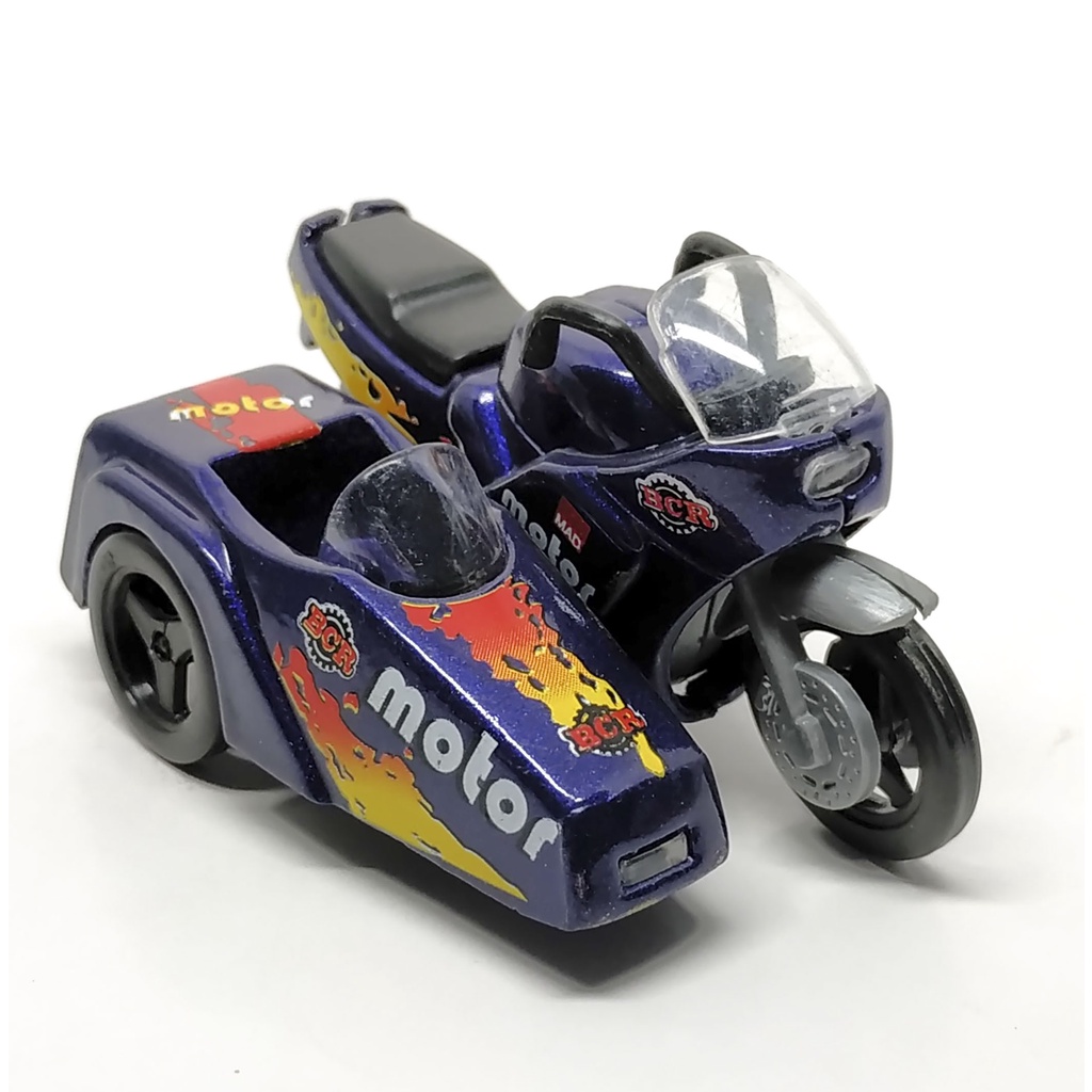 Majorette 7300 Series - Motorcycle with Sidecar Vintage 1997 - Dark ...