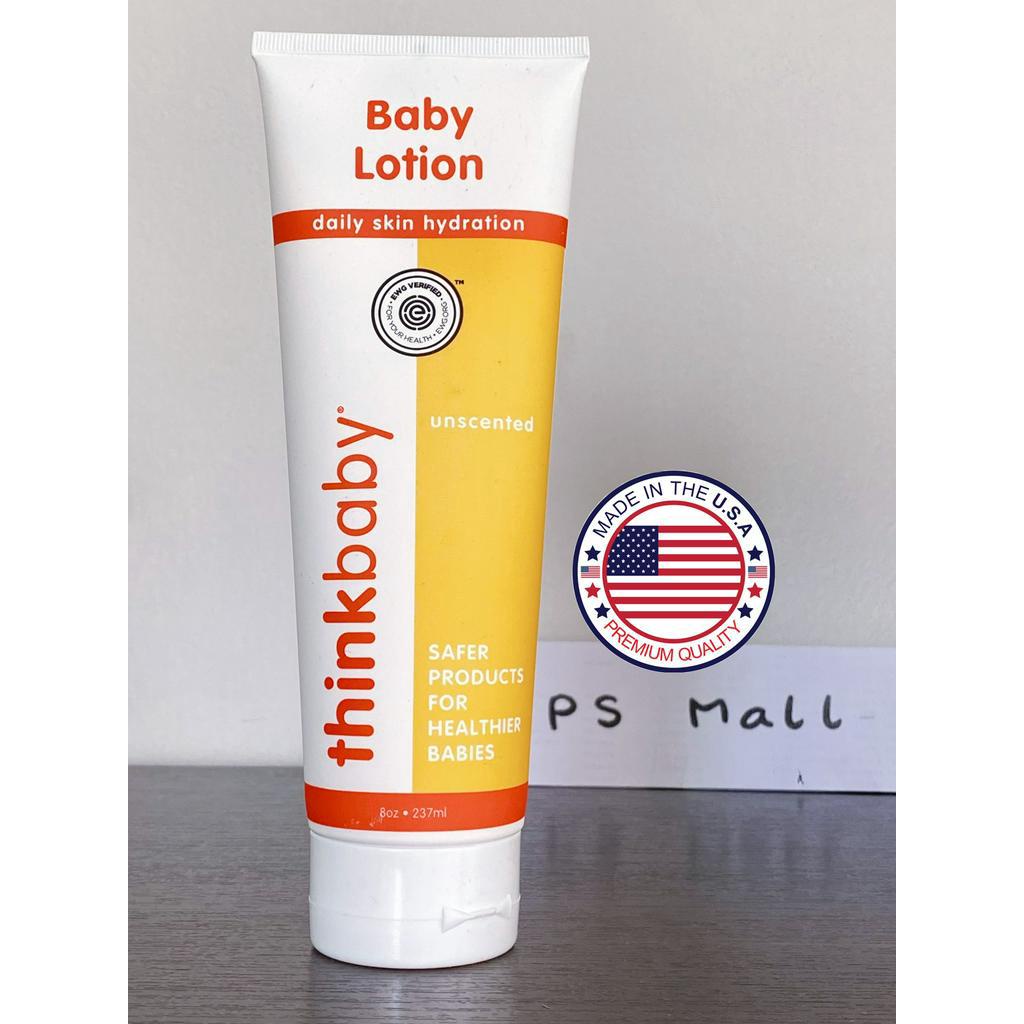 (นำเข้าจาก USA) Think, Baby Lotion, Unscented, 8 oz (237 ml) | Shopee ...