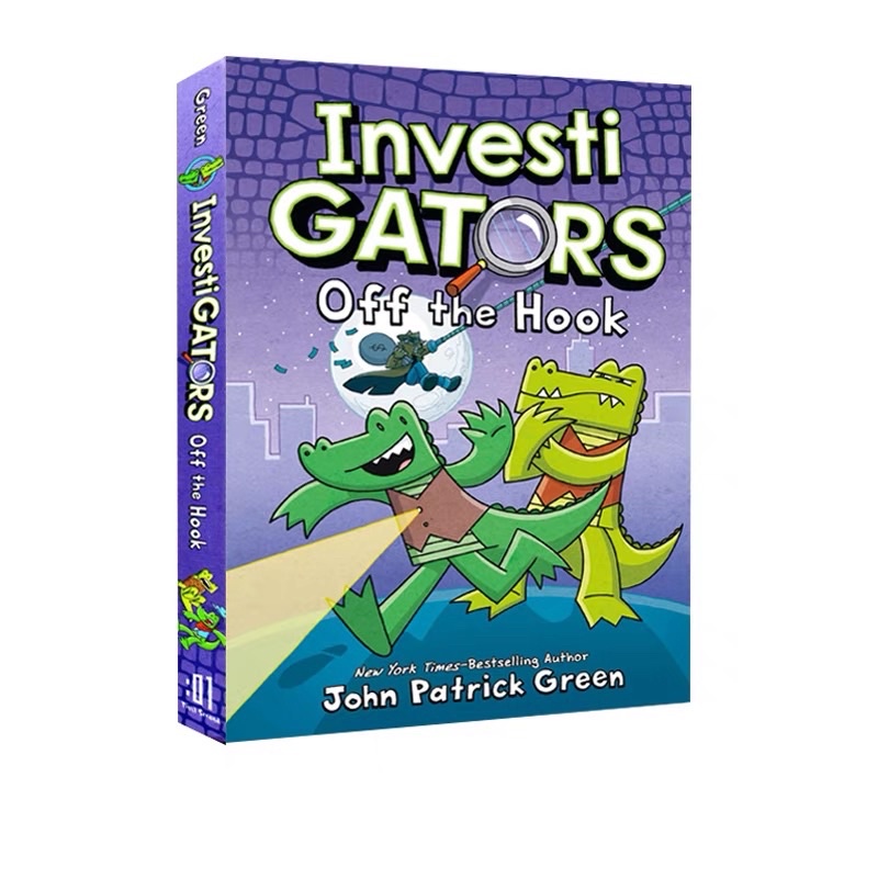 ปกแข็ง InvestiGators 1-8 Full Color English Comic Book(No Box), Investi ...