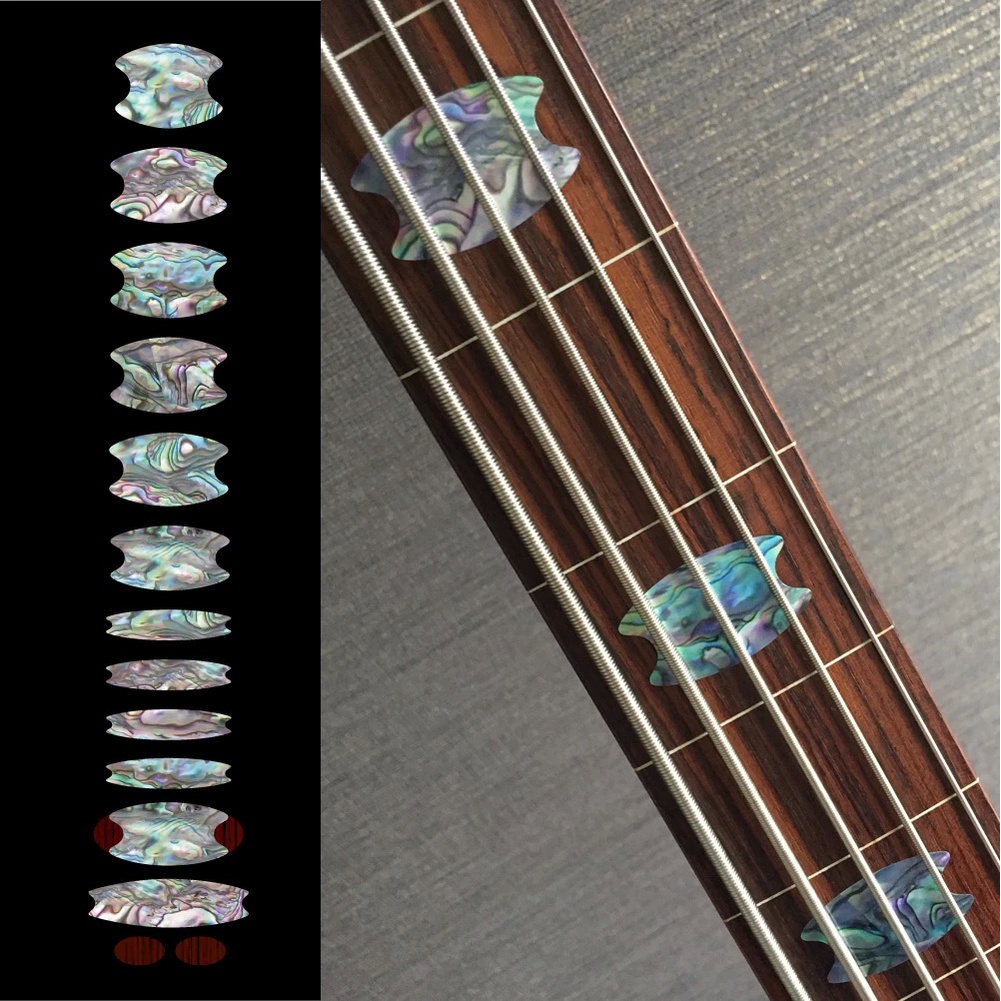 Oval Crown Inlay Sticker for Bass | Shopee Thailand