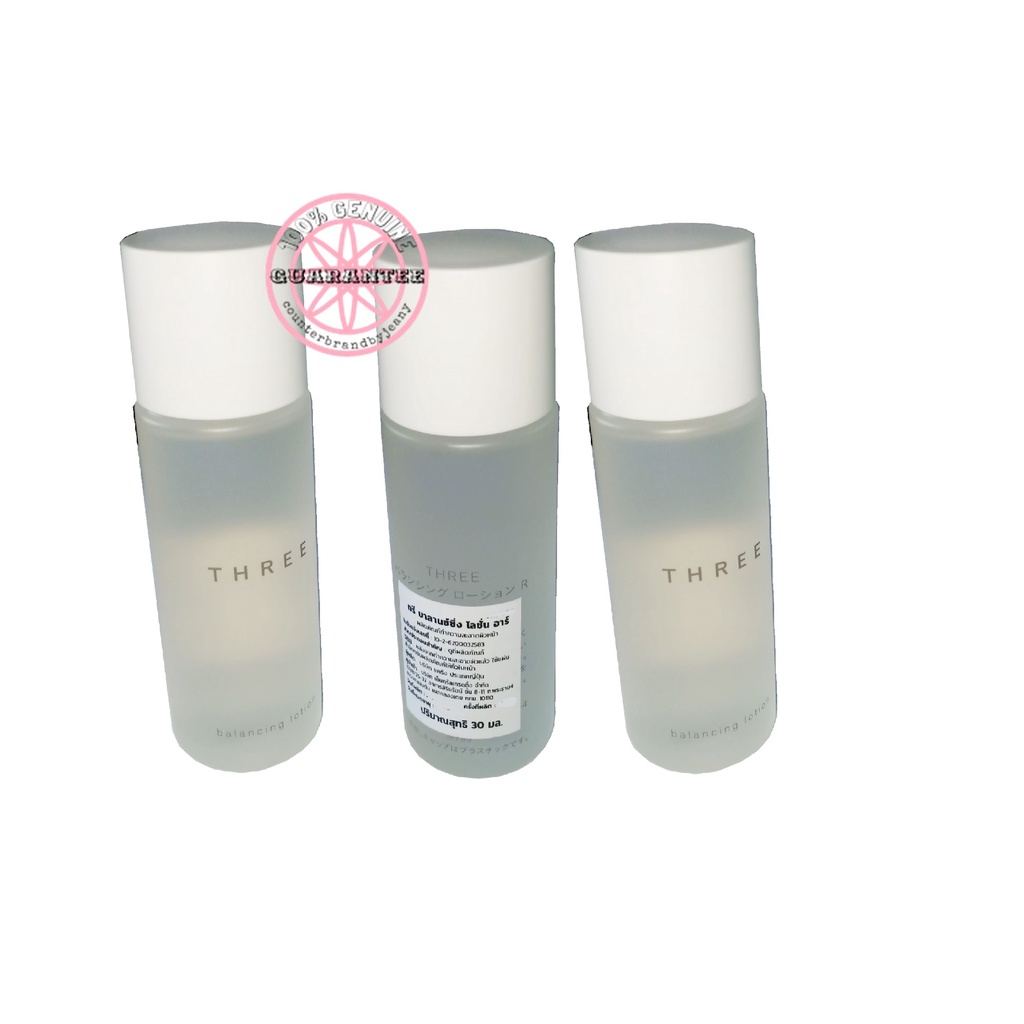 แท้ป้ายไทย THREE Balancing Lotion R 30mL | Shopee Thailand