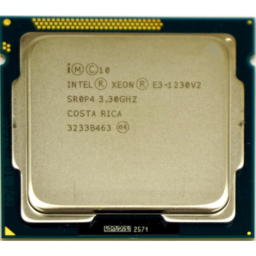 Intel Xeon E3 1230 V2 LGA 1155 ( เทียบเท่ากับ i7 3770) 1230V2 4core ...