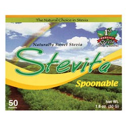 Stevita Spoonable Stevia 50 Pkts หญ้าหวานแบบซอง | Shopee Thailand