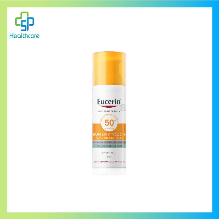 Eucerin Sun Dry Touch Acne Oil Control Face SPF50+ PA++++ 50 ml. ยูเซอ ...