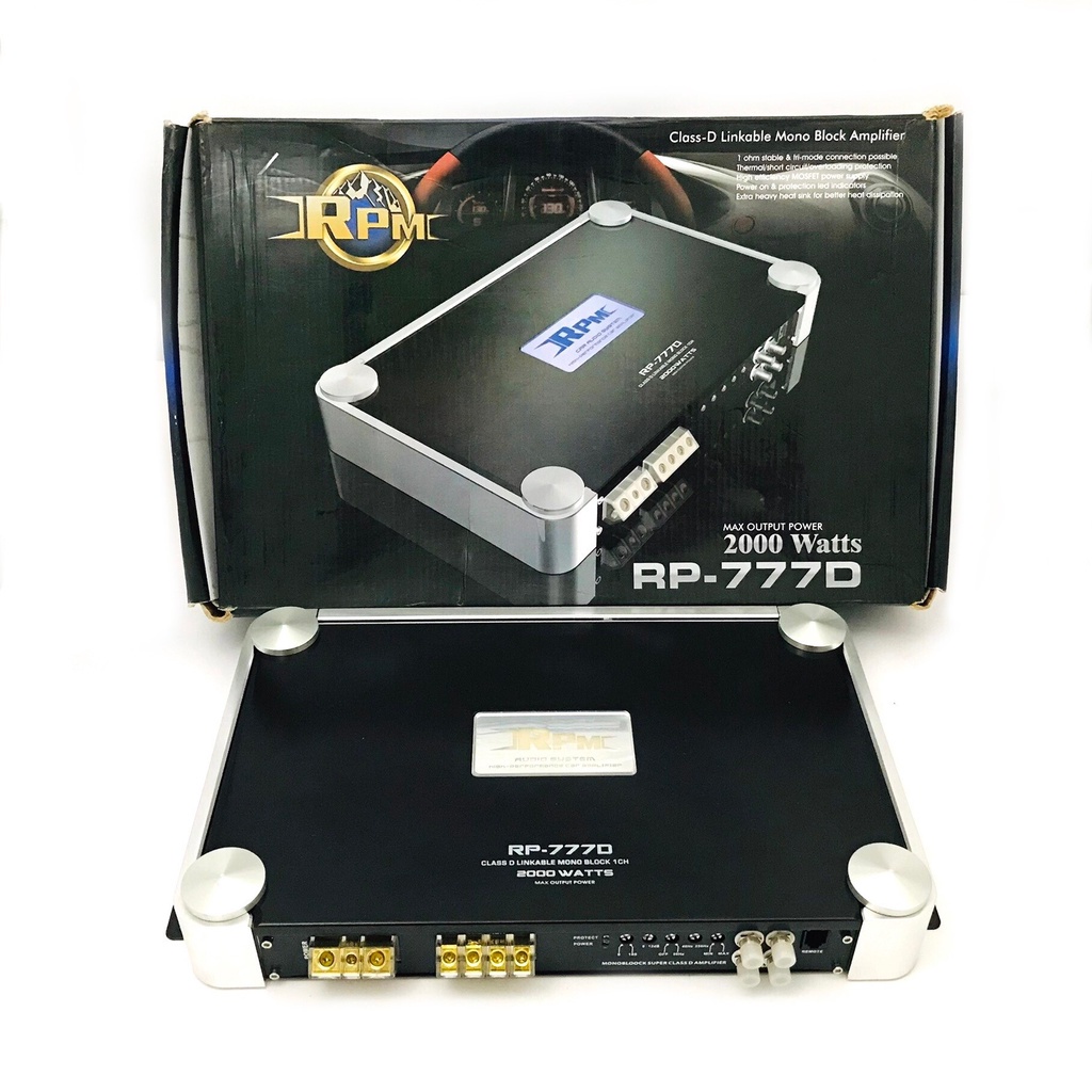 RPM RP-777D เพาเวอร์ แอมป์คลาสดี Amplifier Class-D แอมป์ขยายเสียง ขับ ...