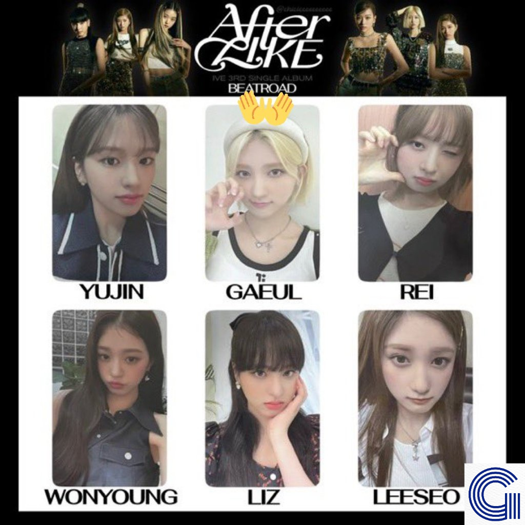 【BEATROAD Pob】อัลบั้ม IVE - 3rd Single [After Like] โฟโต้การ์ด | Shopee Thailand