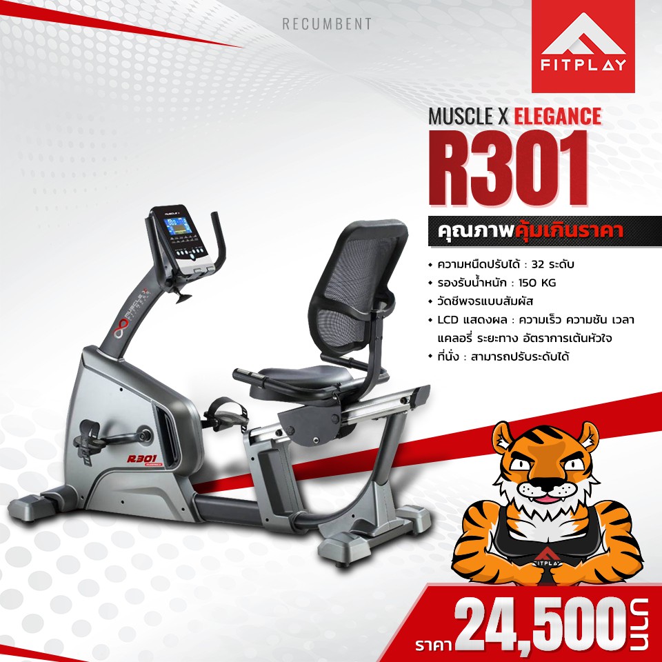 จักรยานเอนปั่น MUSCLE X ELEGANCE R301 | Shopee Thailand