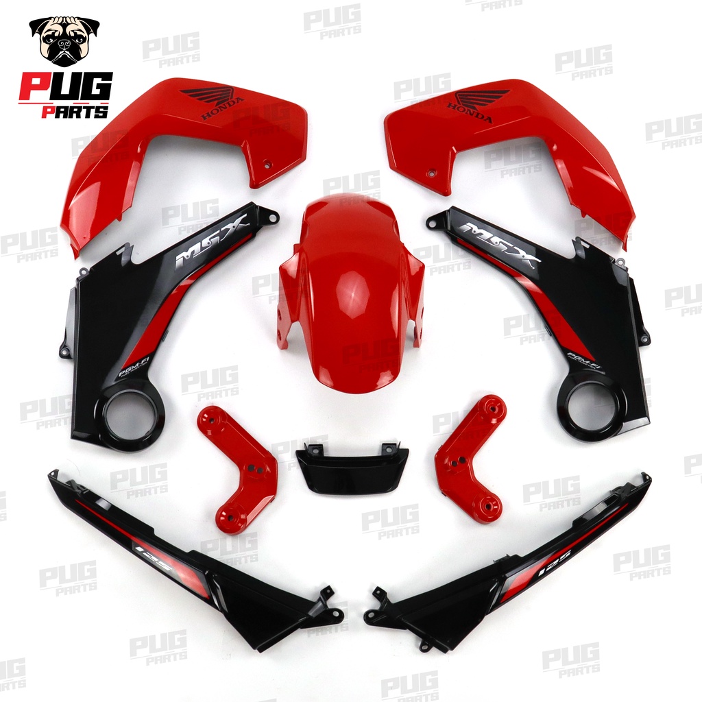 PUGParts ชุดสี MSX ตัวเก่า ชุดสีMSX 125 รุ่นแรก ปี2012-2015 (ชุด10ชิ้น ...