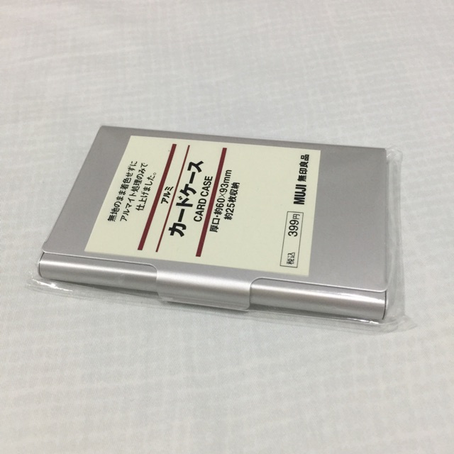 Muji card case กล่องใส่นามบัตร muji | Shopee Thailand
