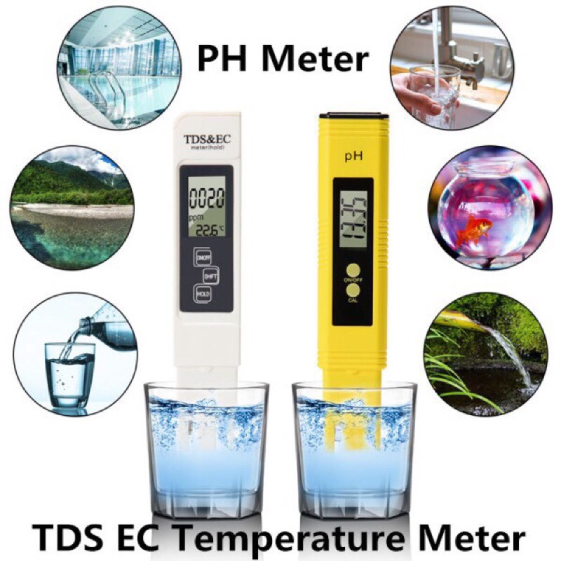 ec ph meter ชุดวัดค่า ec&ph ราคาสุดคุ้ม แพ็คคู่😊😉 #ecph | Shopee Thailand