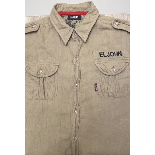 เสื้อเชิ้ตแขนยาวชายกระสอบนำเข้ามือสองแบรนด์ ELJOHN | Shopee Thailand