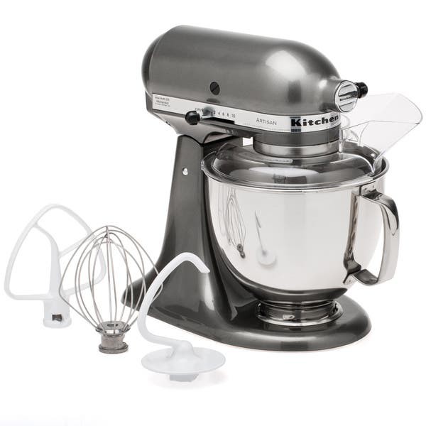Artisan เครื่องผสมอาหาร KitchenAid Liquid Graphite110V + หม้อแปลงไฟ ...