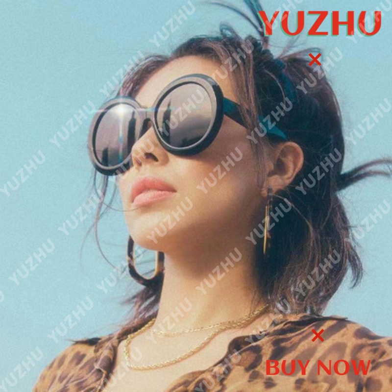 (YUZHU) แว่นกันแดดแฟชั่น กรอบกลม ขนาดใหญ่ สไตล์ตะวันตก | Shopee Thailand