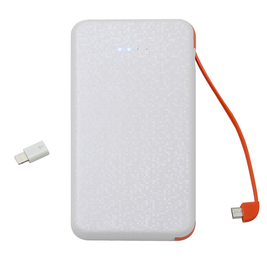 Power Bank 6000 mAh แบตสำรอง Jimmee รุ่น 6000A (สีขาว) | Shopee Thailand