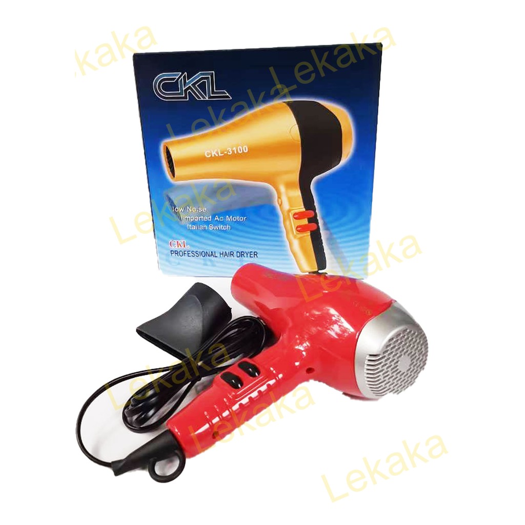ไดร์เป่าผม เครื่องเป่าผม CKL-3100 ปรับความร้อน ปรับความแรง ได้ 2 ระดับ ลมแรง แห้งไว | Shopee ...