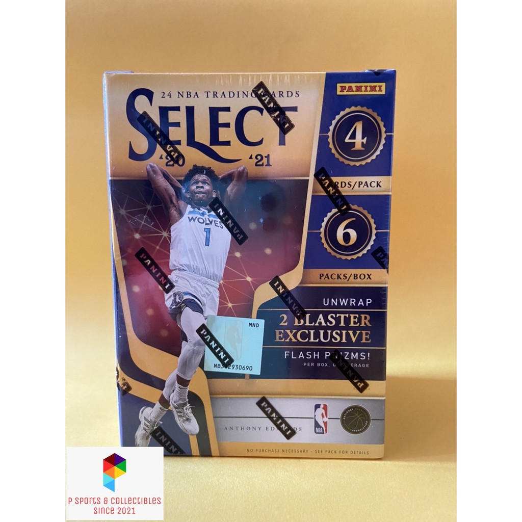 2020-21 Panini Select Blaster Box NBA พานินี่ การ์ดสะสมบาสเก็ตบอล ...