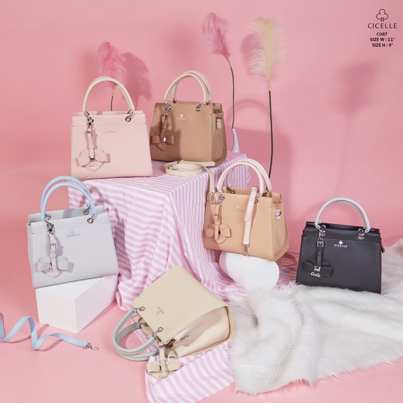 กระเป๋าแบรนด์ CICELLE (ซี-เซล) สไตล์ Modern Luxury # C087 | Shopee Thailand