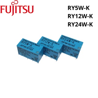 RY5W-K / RY12W-K / RY24W-K Fujitsu Takamizawa รีเลย์ 8 ขา กำลังไฟ 5Vdc - 12Vdc - 24Vdc มีสินค้า ...