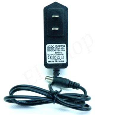 AC to DC อะแดปเตอร์ Adapter 12V 1A 1000mA ( 5.5 x 2.5 มม.) (ขนาดหัว 2.5 ...