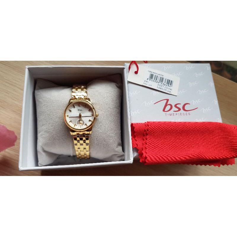 นาฬิกาข้อมือผู้หญิง bsc อุปกรณ์ครบ ของใหม่แท้100% | Shopee Thailand