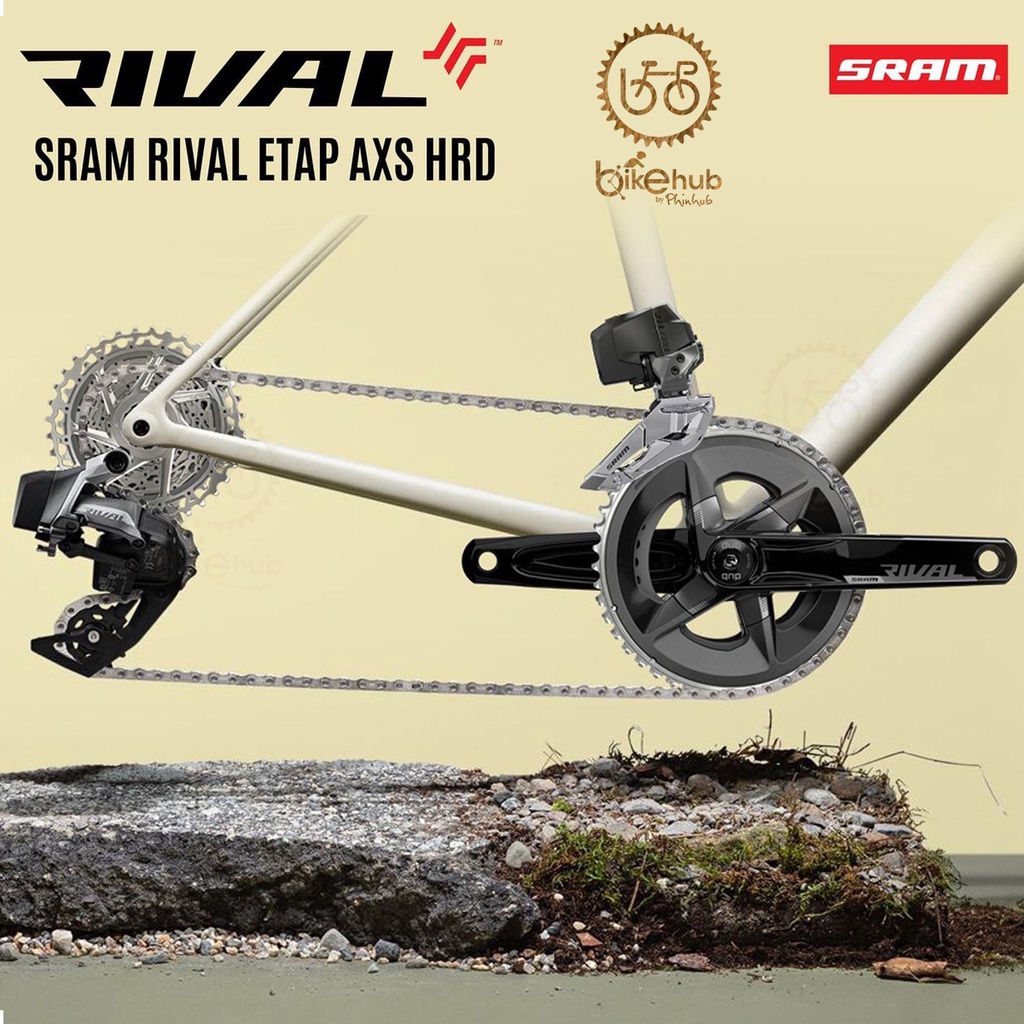 SRAM Rival eTap AXS HRD Groupset ชุดเกียร์ดิสเบรคเสือหมอบไร้สาย รุ่น ...