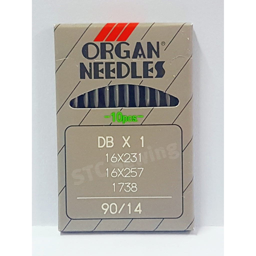 ORGAN เข็มจักรเย็บอุตสาหกรรม DBx1 เบอร์ 90/14 เกรด A Made in Japan 1ห่อ ...