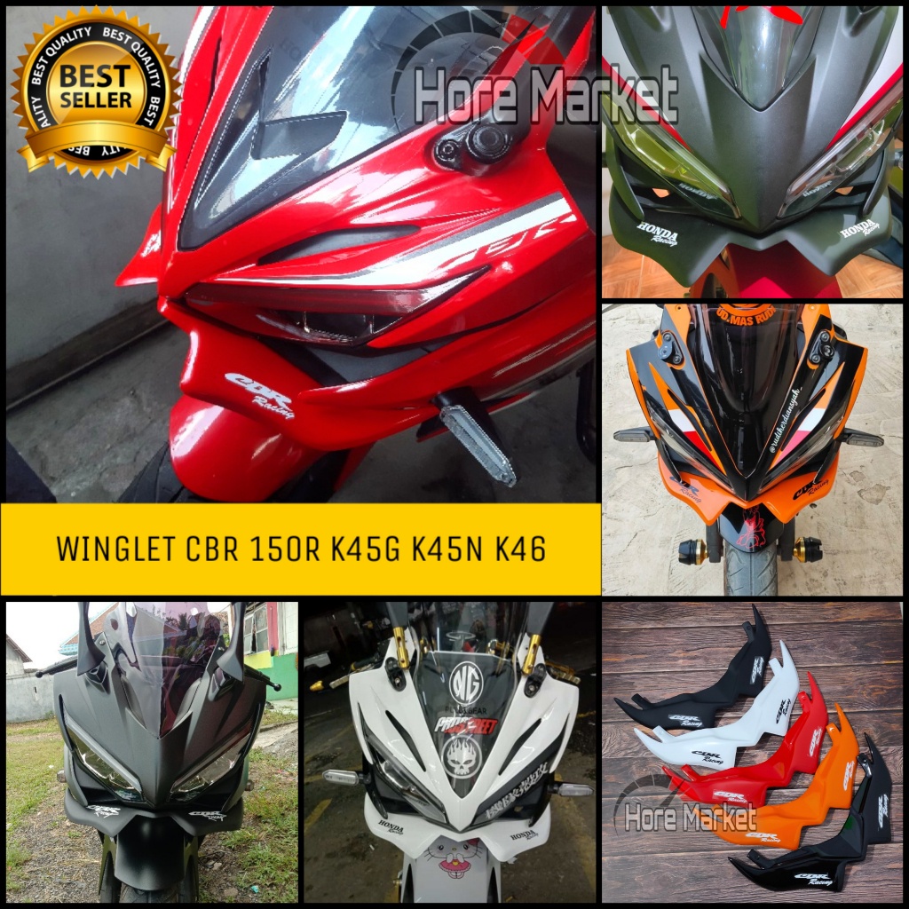 WINGLET CBR 150R K45G K45N K46 WINGLET CBR 150 R 2016 2017 2018 2019 ...