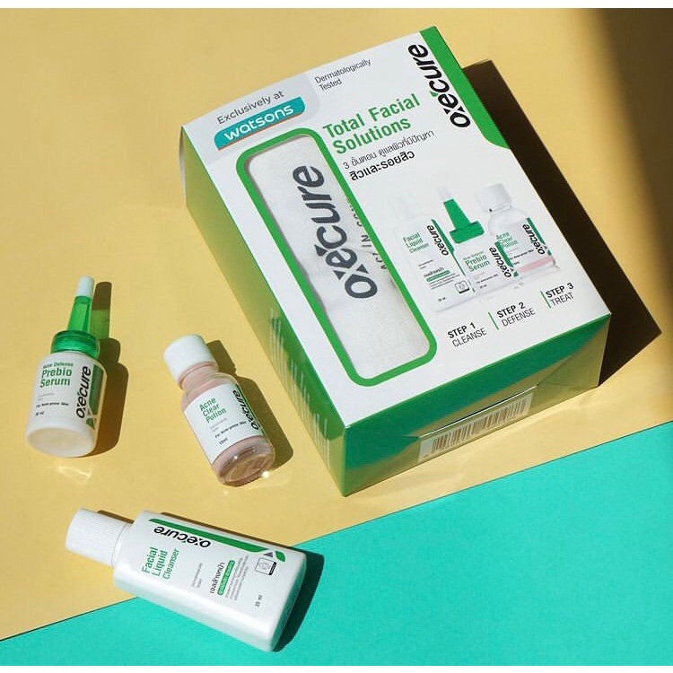 ชุดเซต Oxe’cure Total Facial Solutions คุ้มมาก!ล้าง35mlหมดเปลี่ยนเป็น ...